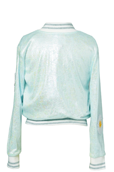 Holographic Daisy Bomber Jacket (A34241) – Sara Sara